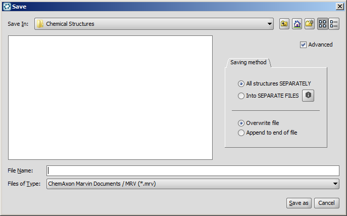 MarvinView Help: Features